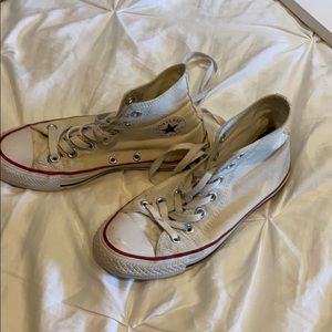 Converse | Shoes | Copy White High Top Converse | Poshmark